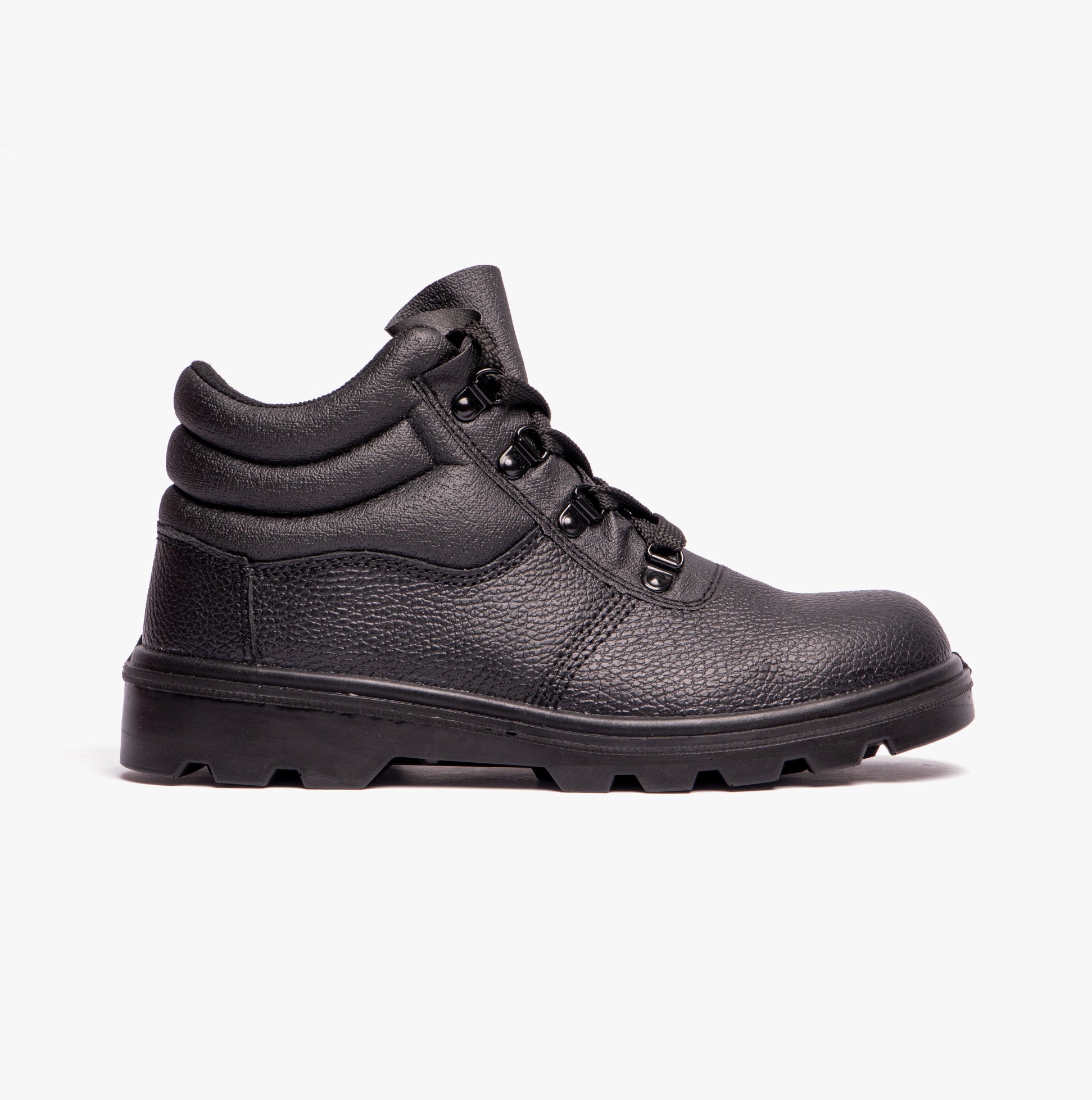 Grafters M240A Unisex Leather Safety Boots Black | STB – STB.co.uk