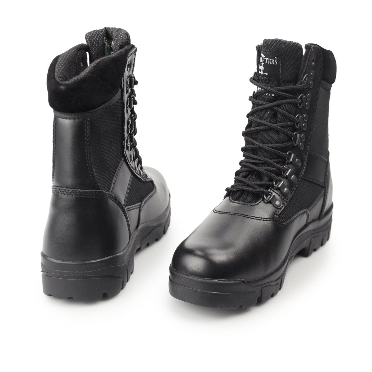 Grafters SNIPER Unisex Leather Work Boots Black | STB – STB.co.uk